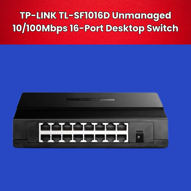 TP-LINK TL-SF1016D Unmanaged 10/100Mbps 16-Port